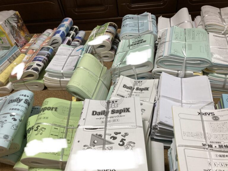 サピックス（SAPIX）プリント整理｜収納方法【教材はB4ボックスへ】 | エイコブログ